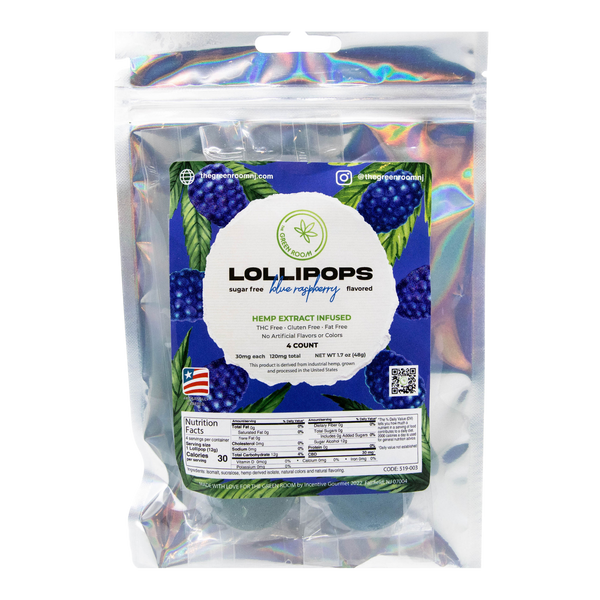 Blue Raspberry Lollipops - The Green Room NJ